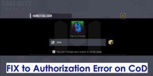 How to FIX Authorization Error in Call of Duty Mobile Android Game